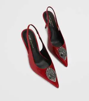 Kurt Geiger Belsize Slingback Heels - Red