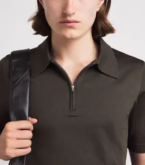 Sandro Zip-up Polo Shirt