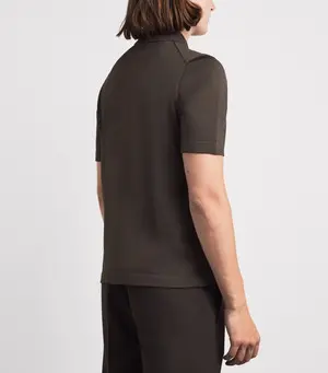 Sandro Zip-up Polo Shirt