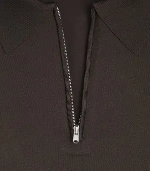 Sandro Zip-up Polo Shirt