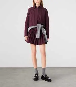 Maje Embellished Stripe Shirt