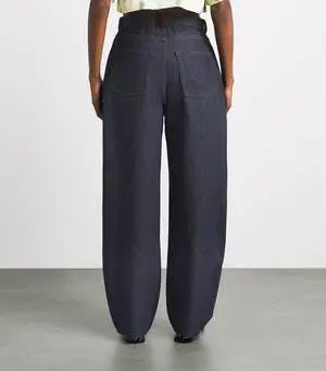 Sandro Metal Detail Barrel Jeans