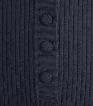 Sandro Rib-knit Short-sleeve Sweater