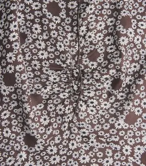 Sandro Sleeveless Maxi Dress With Daisy Print