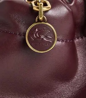 Etro Small Leather Vela Blossom Shoulder Bag