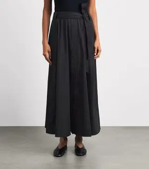 ME+EM Belted Maxi Skirt - Black