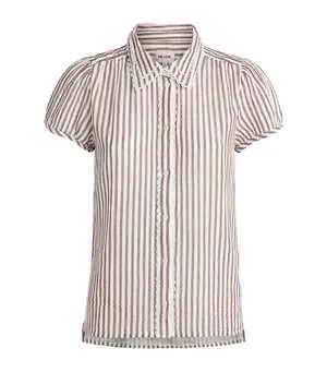 ME+EM Embroidered Stripe Shirt