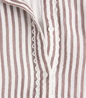 ME+EM Embroidered Stripe Shirt