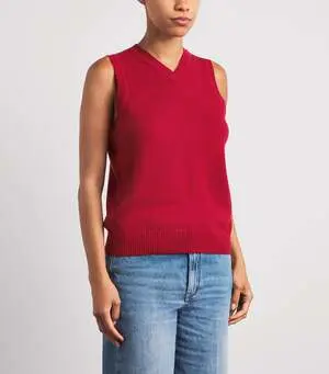 ME+EM Cashmere V-neck Sweater Vest