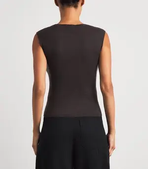 ME+EM Cashmere-blend Sweater Vest