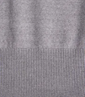 LARDINI Virgin Wool Knitted T-shirt - Grey