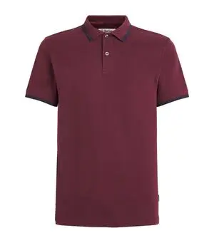 Barbour Cotton Lunan Polo Shirt - Red