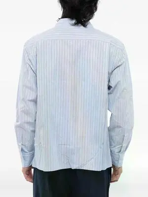 John Richmond Striped Zip-fastening Shirt