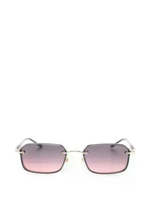 Montblanc Square Frame Sunglasses With Gradient Lenses - Black