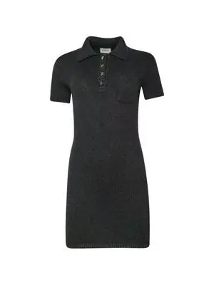 Khaite Nehra Ribbed-knit Mini Dress