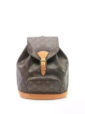 LOUIS VUITTON 2001 Mm Montsouris Monogram Backpack - Brown