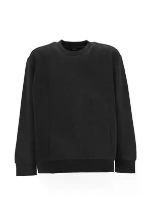 BOSS Logo Patch Crew Neck Sweater