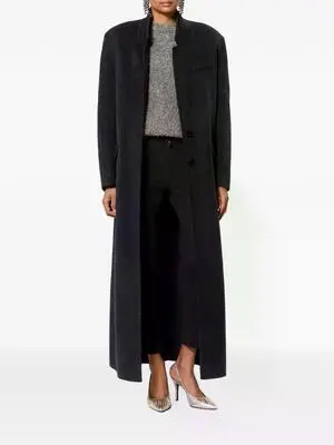 Isabel Marant Étoile Clesa Long Double-faced Wool And Cashmere Coat - Grey