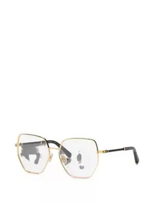 Philipp Plein Geometric Frame Eyeglasses