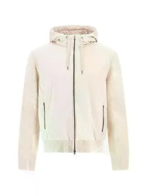 Herno Jacket With Drawstring Hood - White