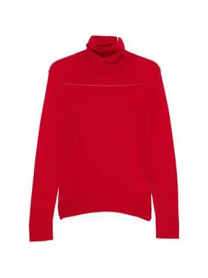 RÓHE Roll-neck Sweater - Red