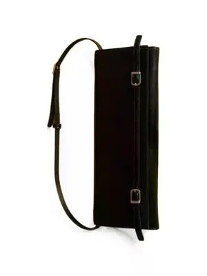 Simkhai River East West Leather Clutch - Black