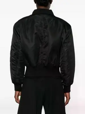 THE FRANKIE SHOP Storm Zip-up Bomber Jacket - Black