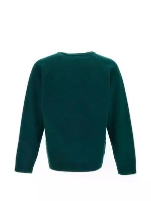 JW Anderson Logo-embroidered Wavy-stitch Knit