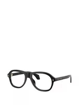 Moncler Shiny Round Frame Eyeglasses