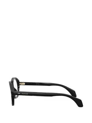 Moncler Shiny Round Frame Eyeglasses