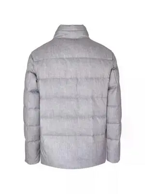 Pal Zileri Quilted-design Jacket - Grey