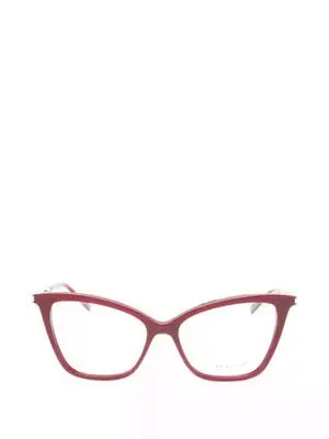 Saint Laurent Cat-eye Frame Glasses - Red
