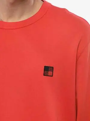 Woolrich Logo-embroidered Brushed-cotton Sweatshirt