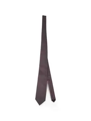 Pal Zileri Geometric Pattern Neck Tie - Red