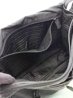 Prada 2000s Saffiano Leather Messenger Bag