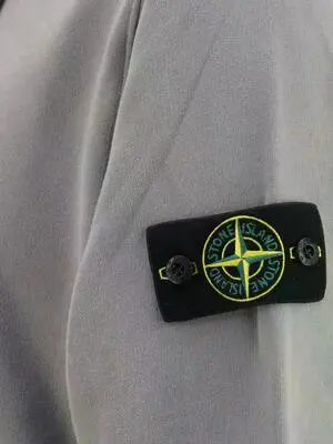 Stone Island Logo-patch Zip-up Hoodie