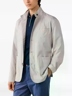 HACKETT LONDON Stand-up Collar Chest Pocket Jacket