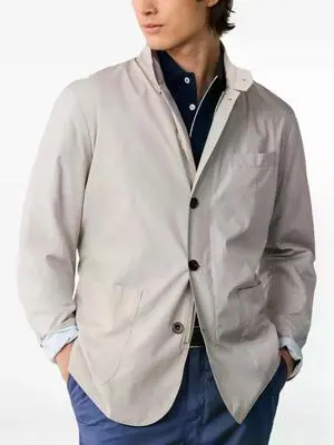 HACKETT LONDON Stand-up Collar Chest Pocket Jacket