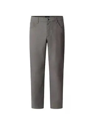 HACKETT LONDON Textured Canvas Trousers - Grey