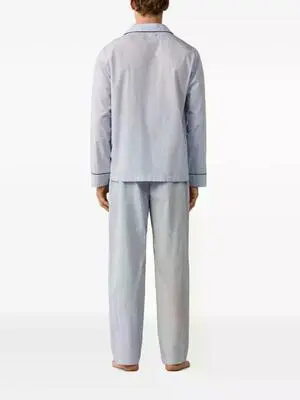 HACKETT LONDON Striped Cotton Pajamas
