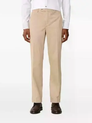 HACKETT LONDON Sanderson Belt-loop Trousers - Neutrals