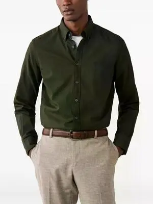 HACKETT LONDON Brompton Button-down Oxford Shirt - Green
