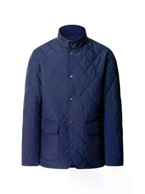 HACKETT LONDON Paddock Diamond-quilted Jacket - Blue