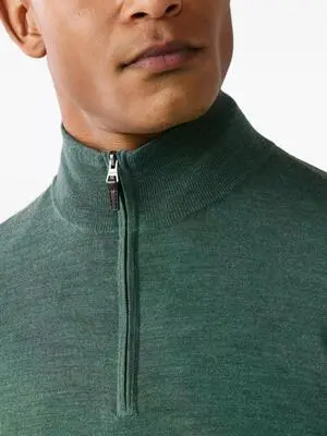 HACKETT LONDON Quarter-zip Merino Sweater