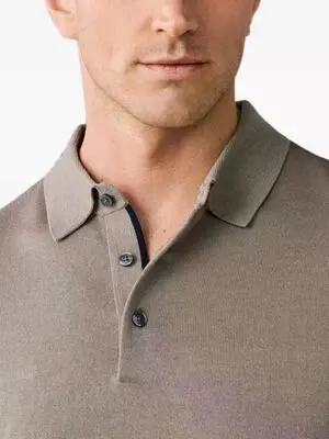HACKETT LONDON Knit Short-sleeve Polo Shirt
