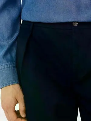 HACKETT LONDON Sloane Pleat-detail Trousers