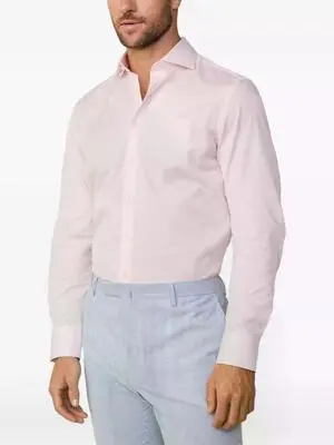 HACKETT LONDON Tailored-fit Poplin Shirt - Pink