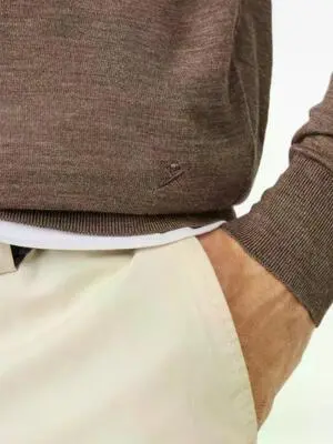 HACKETT LONDON Quarter-zip Wool Sweater