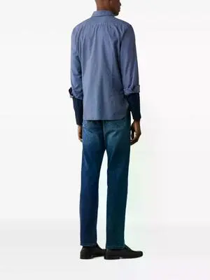 HACKETT LONDON Embroidered-logo Shirt - Blue