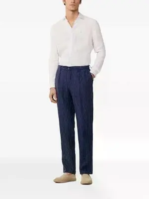 HACKETT LONDON Regent Pinstripe Linen Chinos